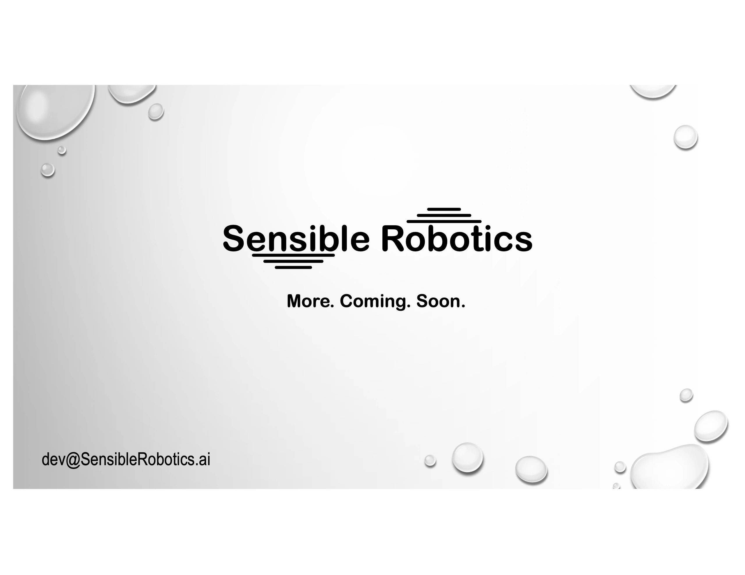 Sensible Robotics